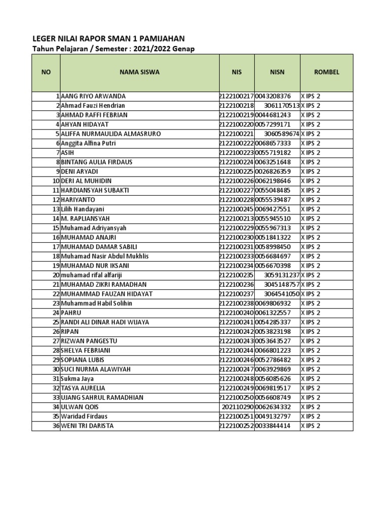 Leger - X IPS 2 | PDF