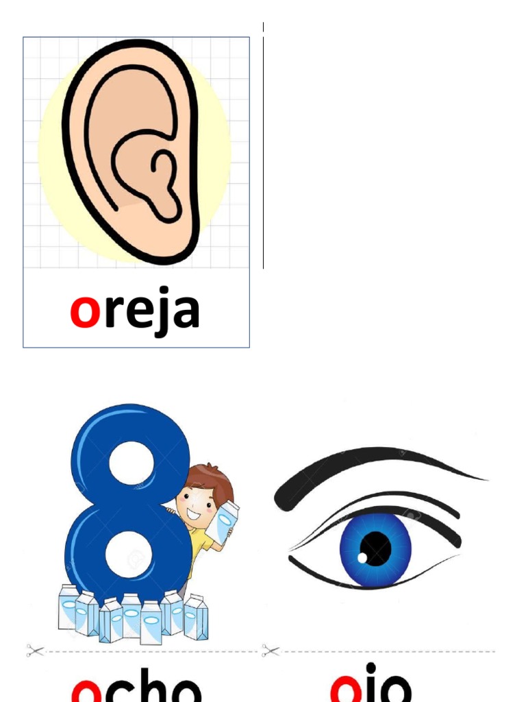 imagenes con vocal o | PDF