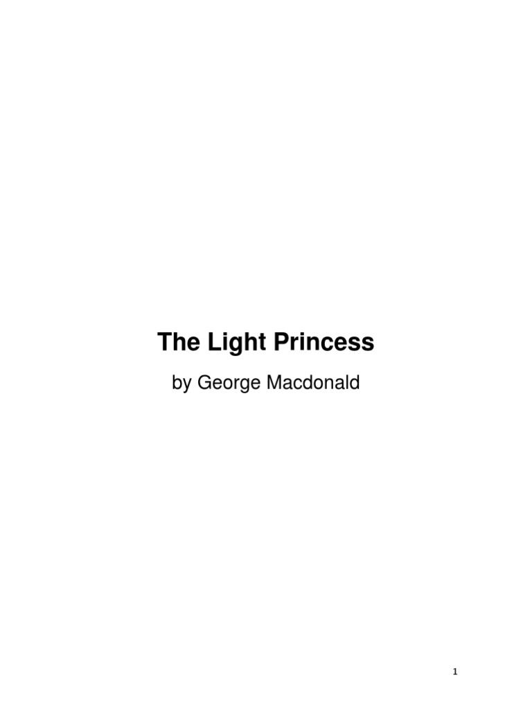 The Light Princess | PDF | Laughter