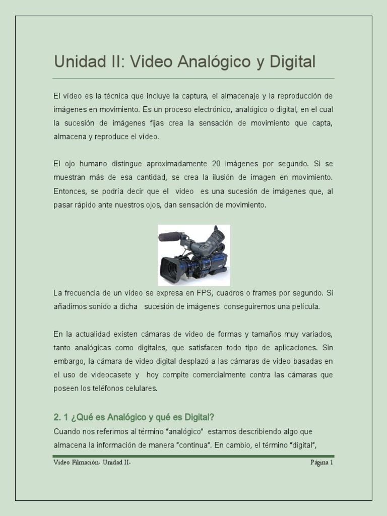 Unidad II | PDF | Dispositivo de carga acoplada | Códec