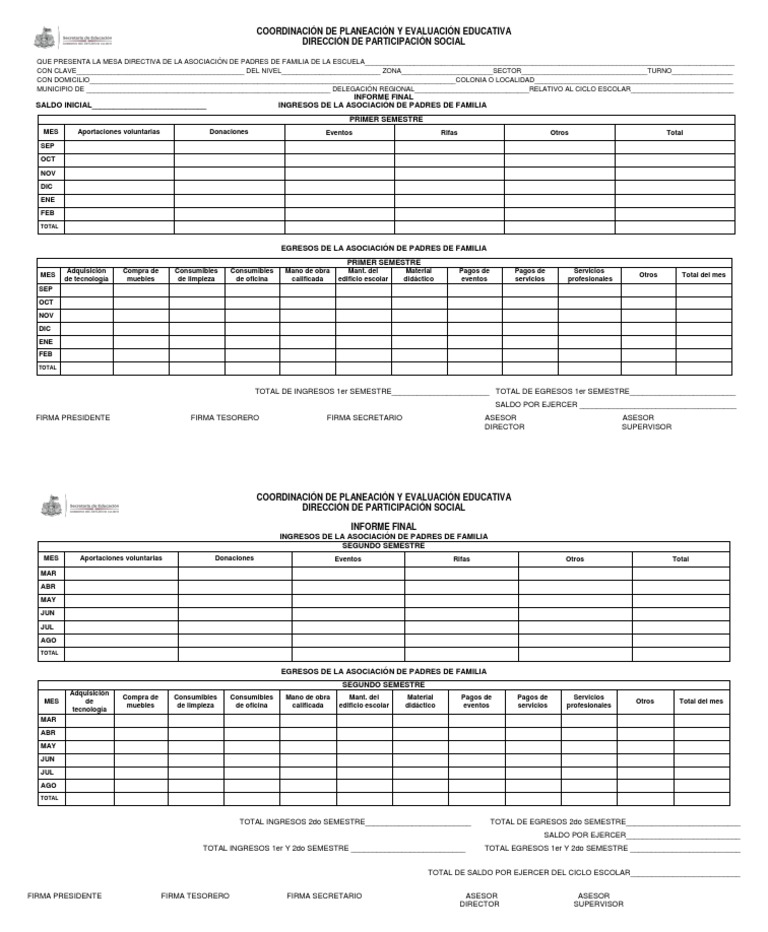 Formato Informe Final Apf 5.1 18 19 | PDF
