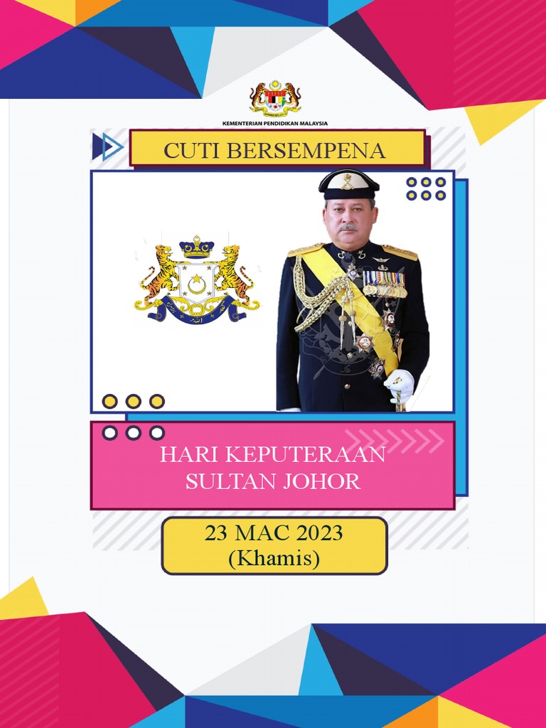 Poster Cuti YDP & Hari Hol (Editable Teks) | PDF