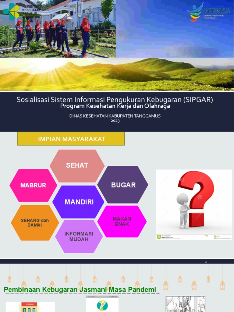 Sosialisasi SIPGAR | PDF