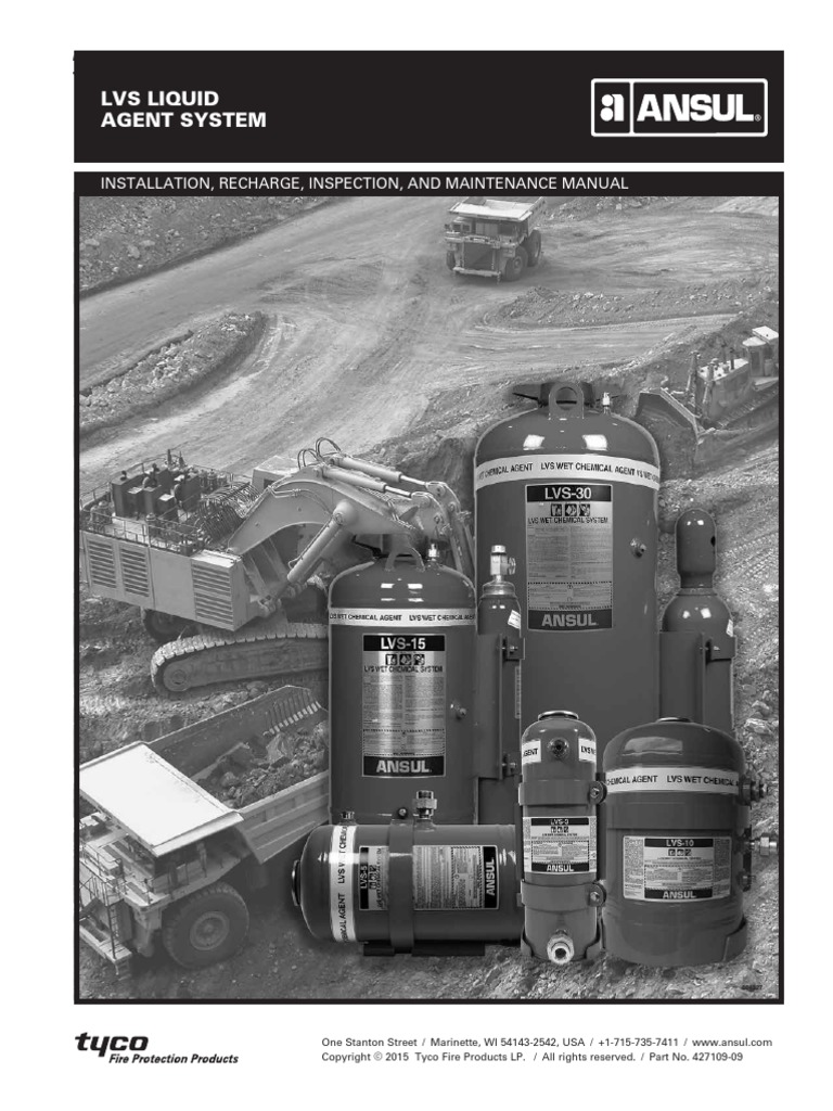 Manual Ansul Lvs | PDF | Firefighting | Fires