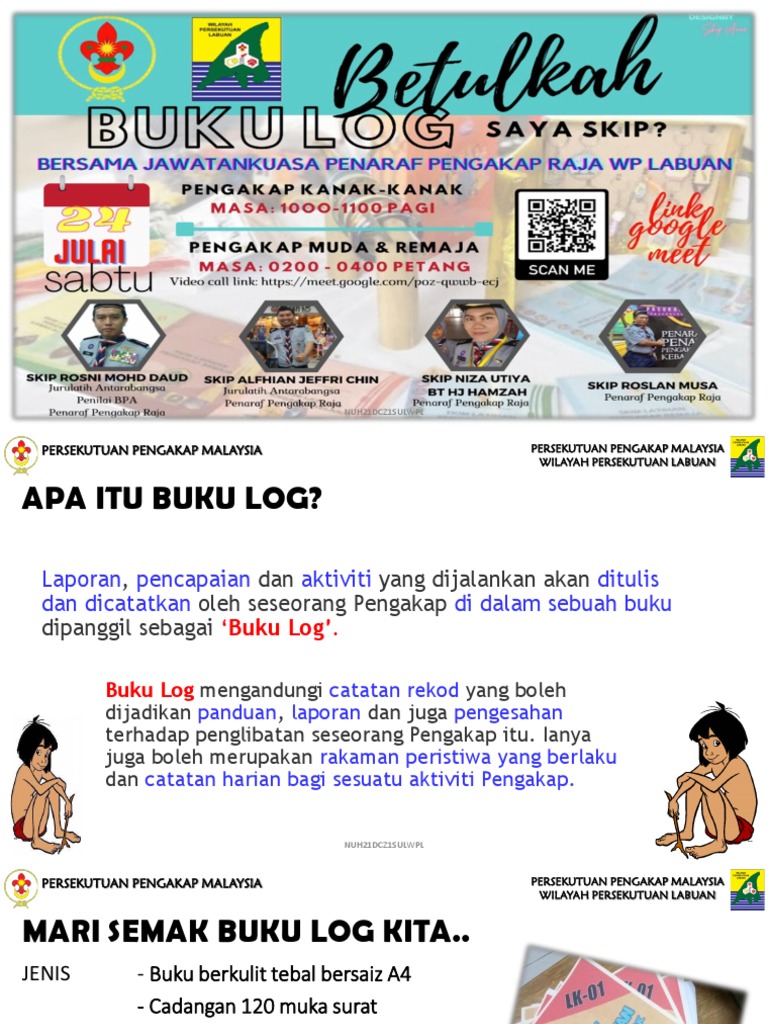 Slides BUKU LOG PKK | PDF
