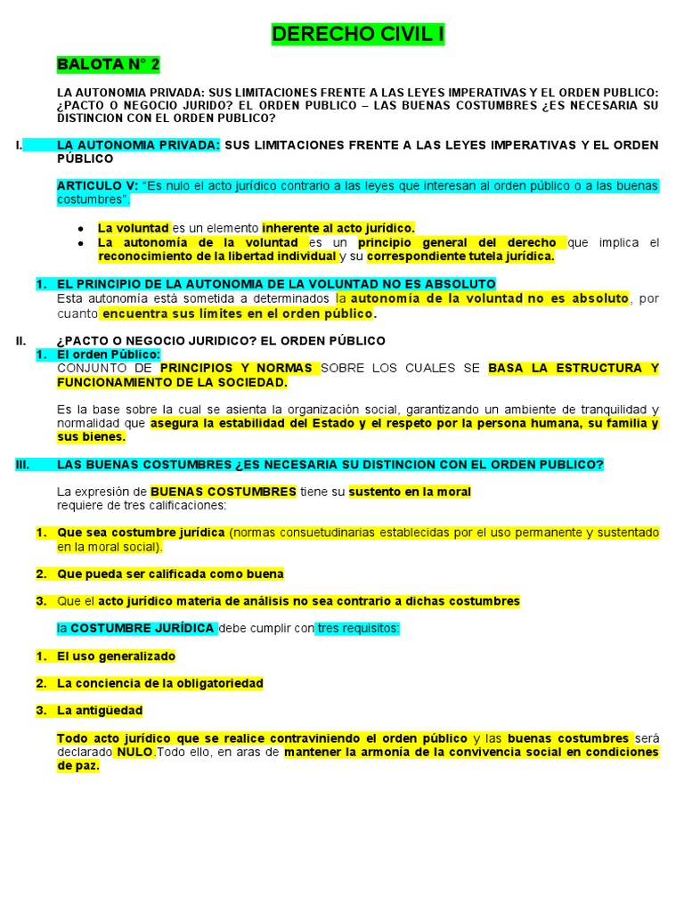 Balota 2 | PDF | Derecho penal | Ley común