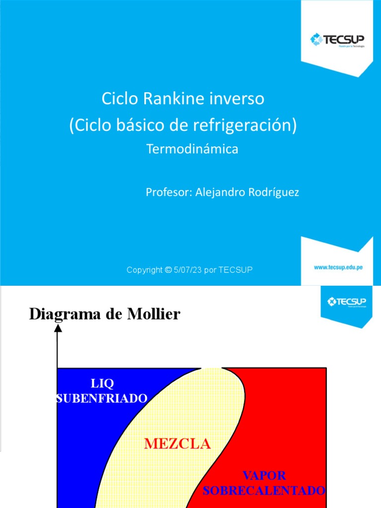 Ciclo Rankine Inverso | PDF | Fenómenos científicos | Ingeniería ...