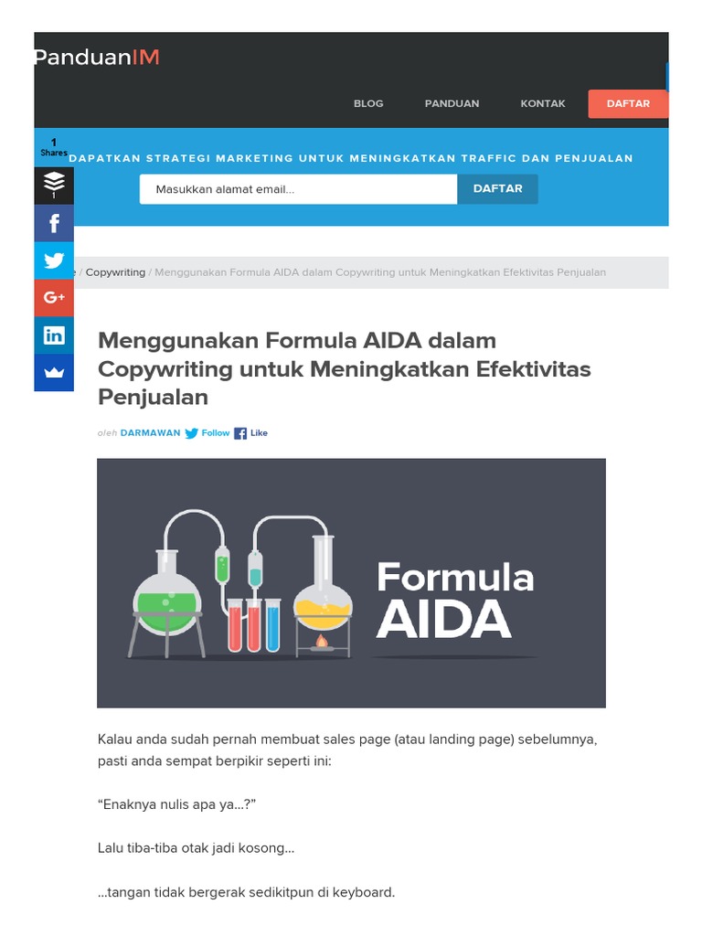 AIDA: Formula Efektif Copywriting | PDF | Karier & Perkembangan