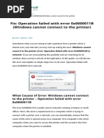 How To Fix Printer Error Code 0x00000040 in Windows! | PDF | Microsoft ...