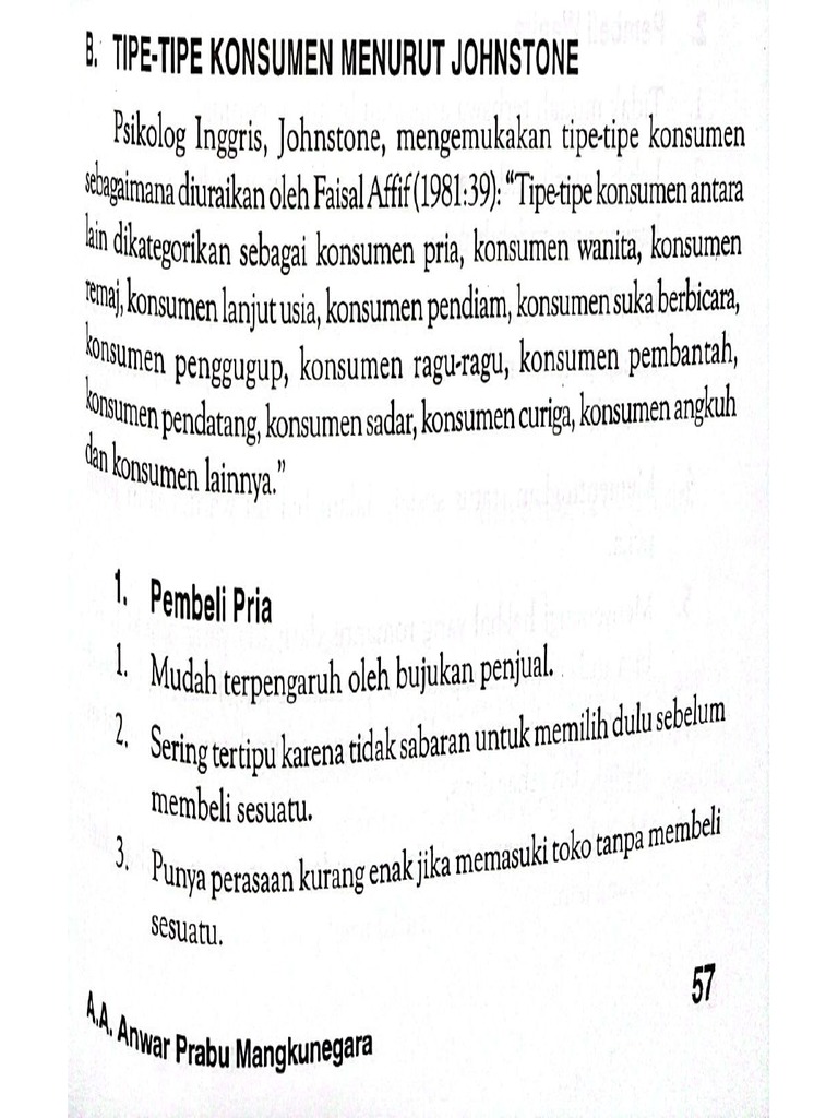 Tipe Menurut Johnstone | PDF