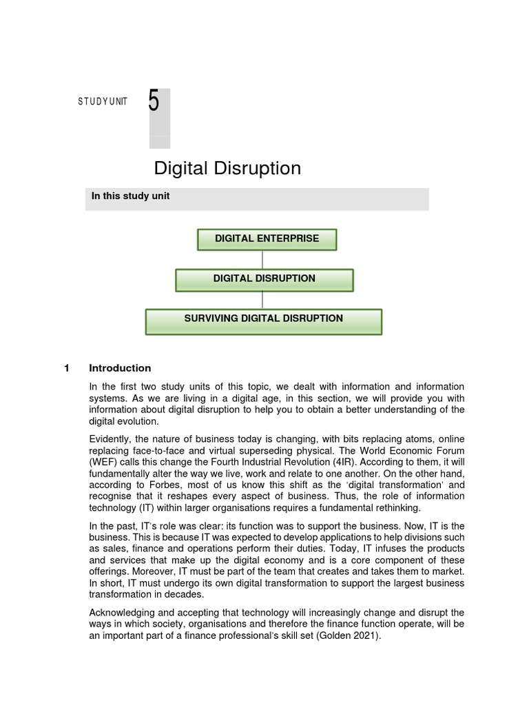 AIN1501 - Study Unit - 5 | PDF | Cloud Computing | Internet Of Things