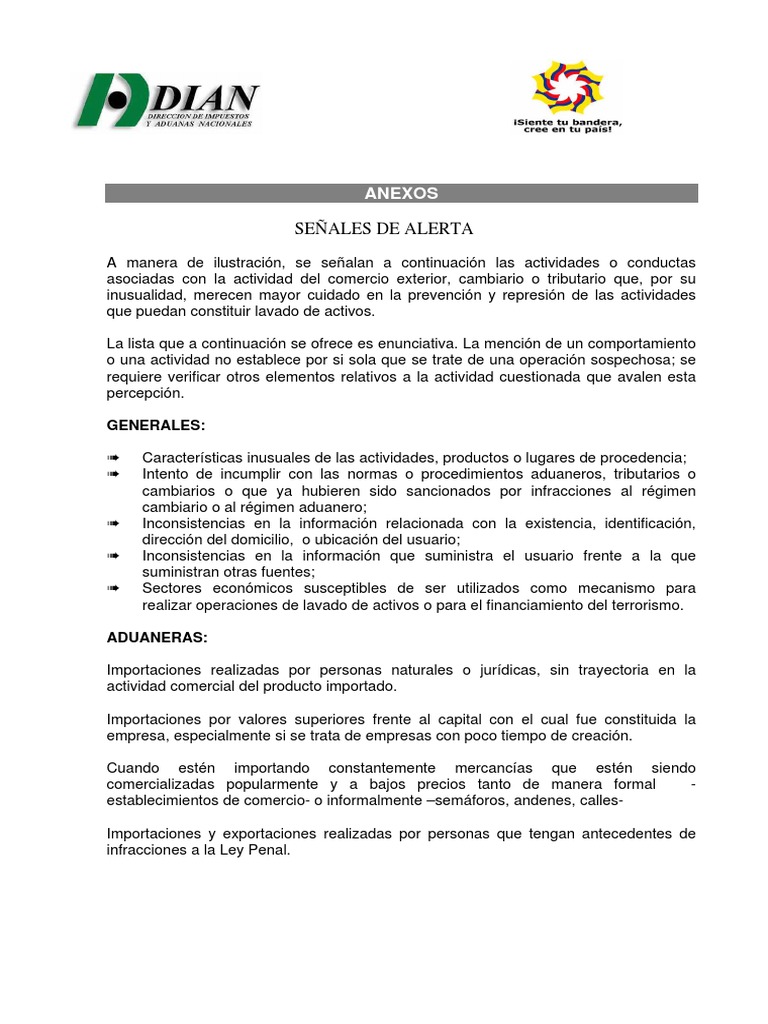 Circular 0170 DIAN | PDF | Exportaciones | Moneda