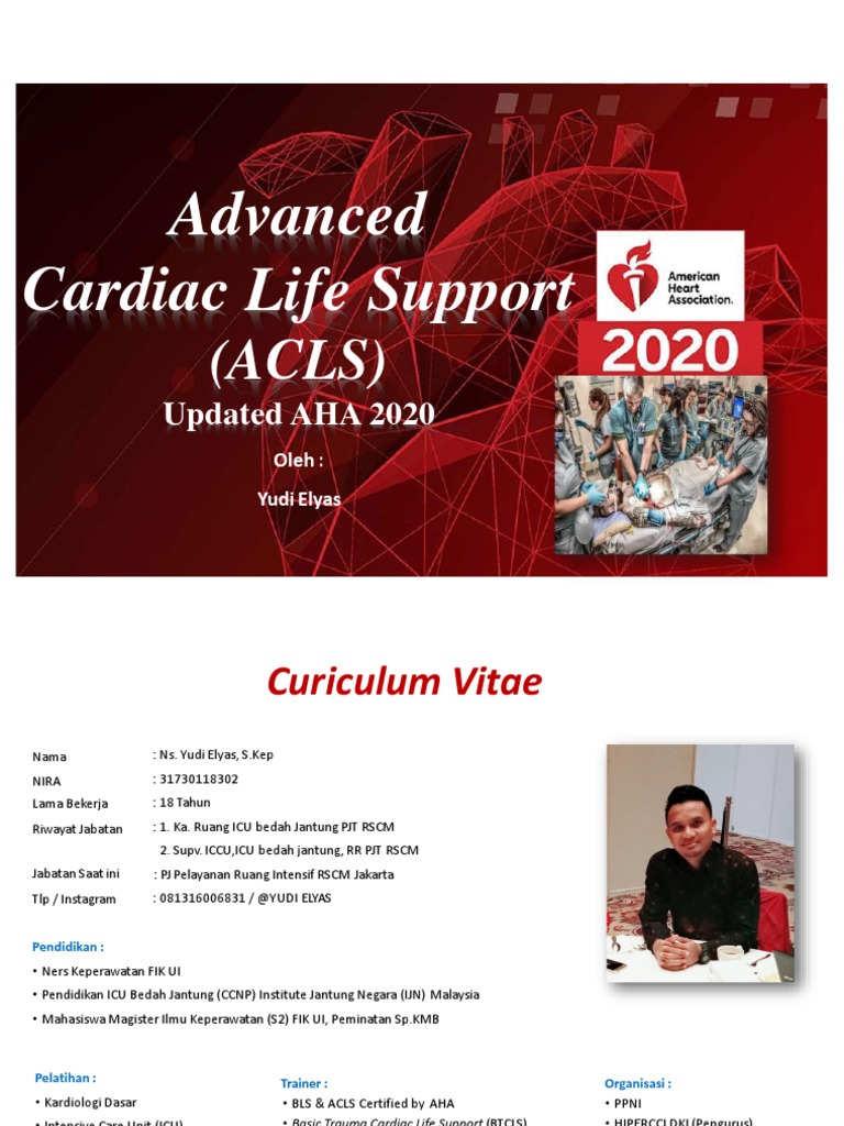 Panduan ACLS AHA 2020 dan BLS | PDF