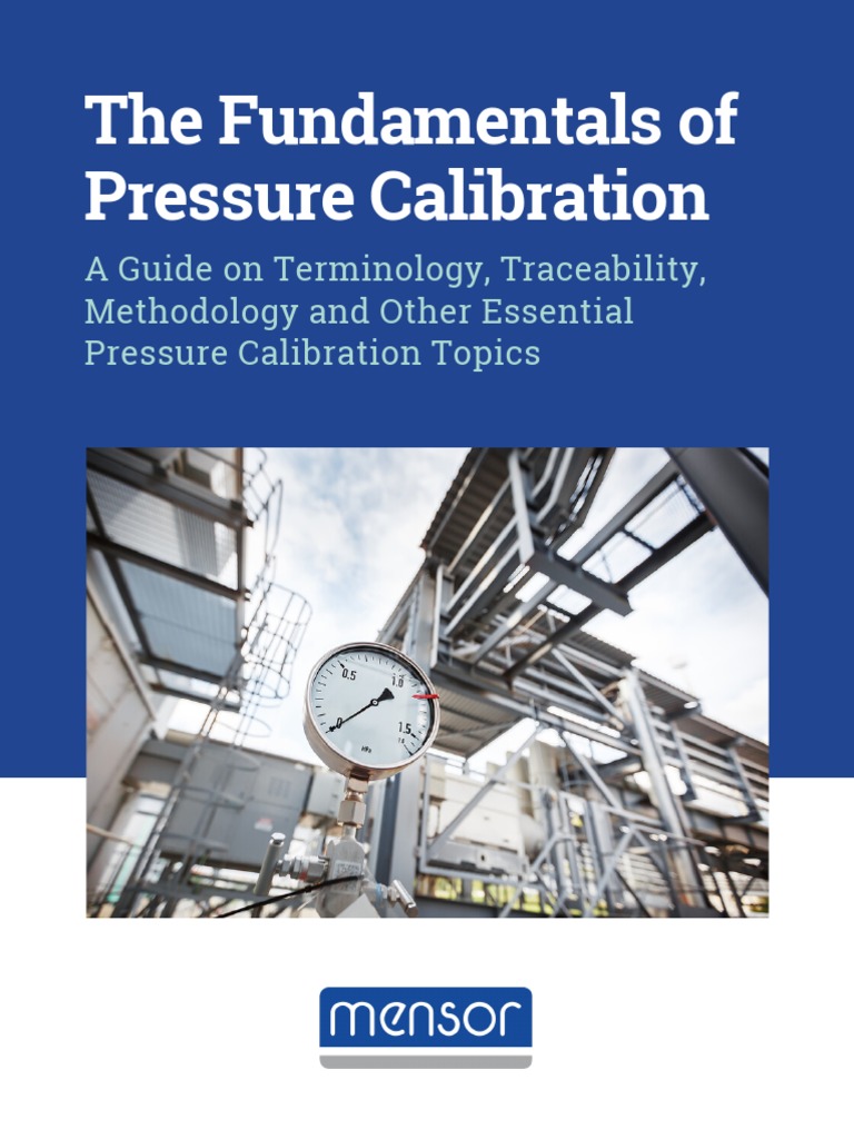 The Fundamentals of Pressure Calibration | PDF | Calibration | Measurement