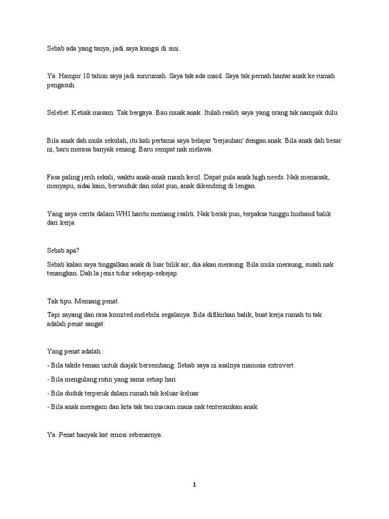 Suri Rumah | PDF | Pengembangan Diri