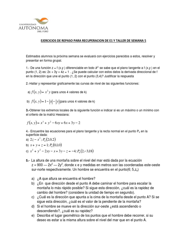 w20150106083533283 - 7000121015 - 04-21-2015 - 083717 - Am - EJERCICIOS DE REPASO PARA ...