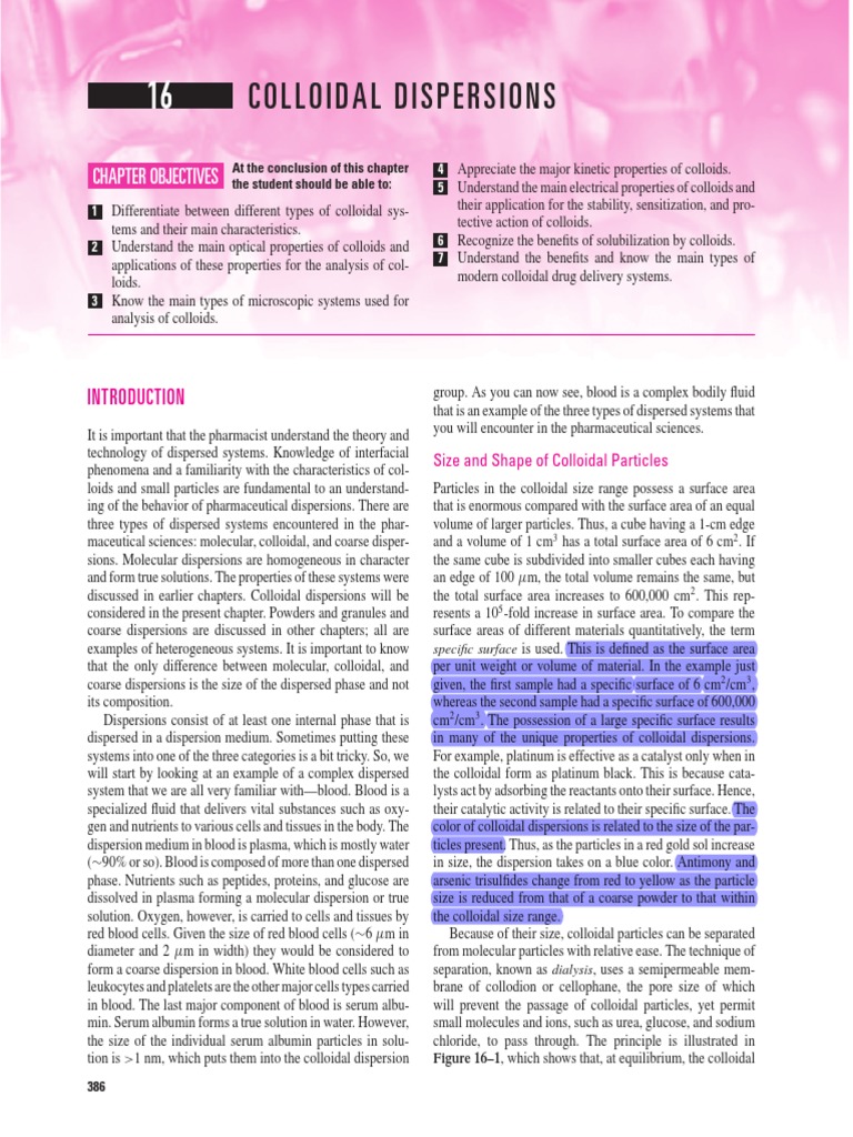 Colloidal Dispersion Martin | PDF | Colloid | Particle