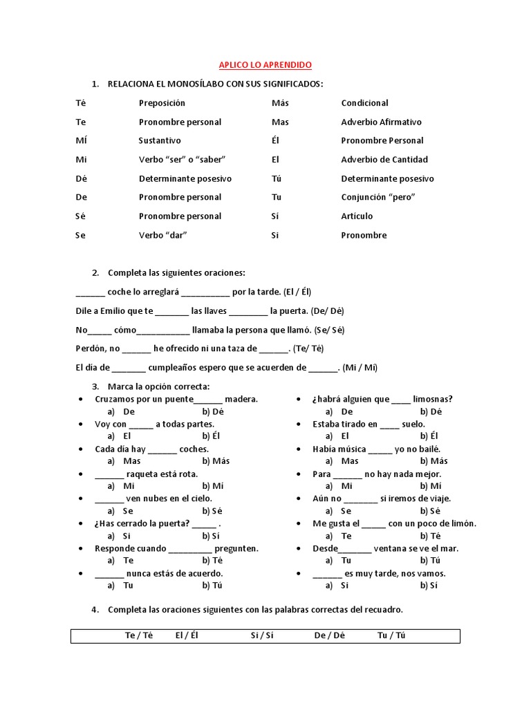 ortografía 4ta | PDF | Unidades Semánticas | Tipología Lingüística