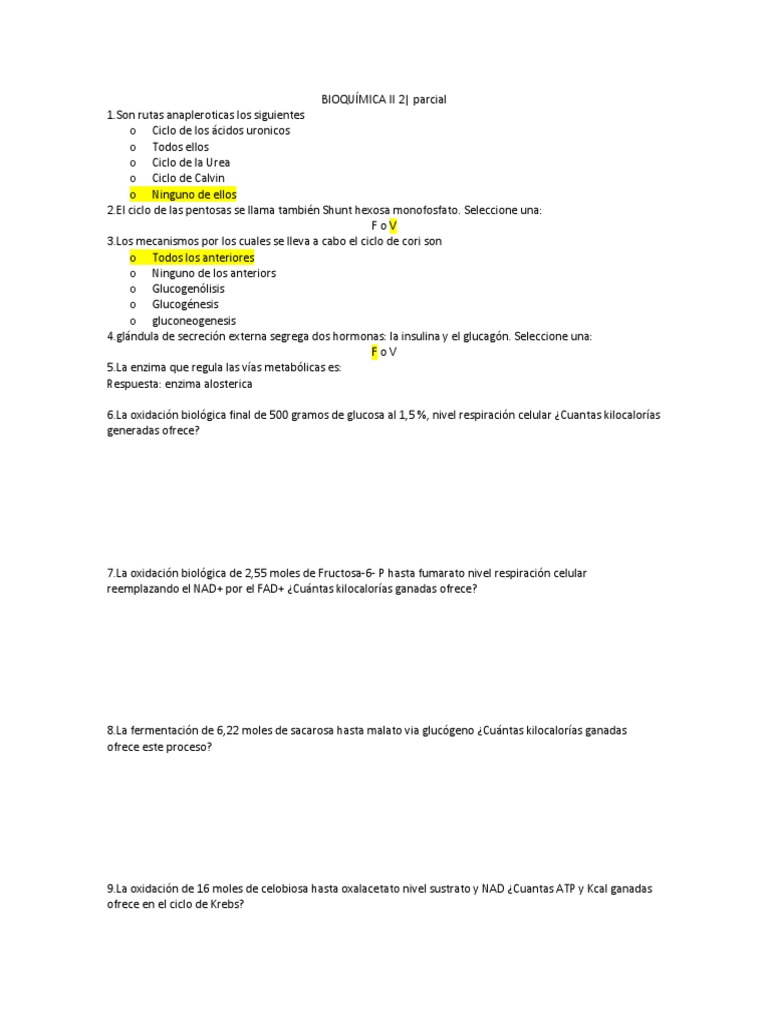 Bioquímica Ii | PDF | Respiración celular | Trifosfato de adenosina
