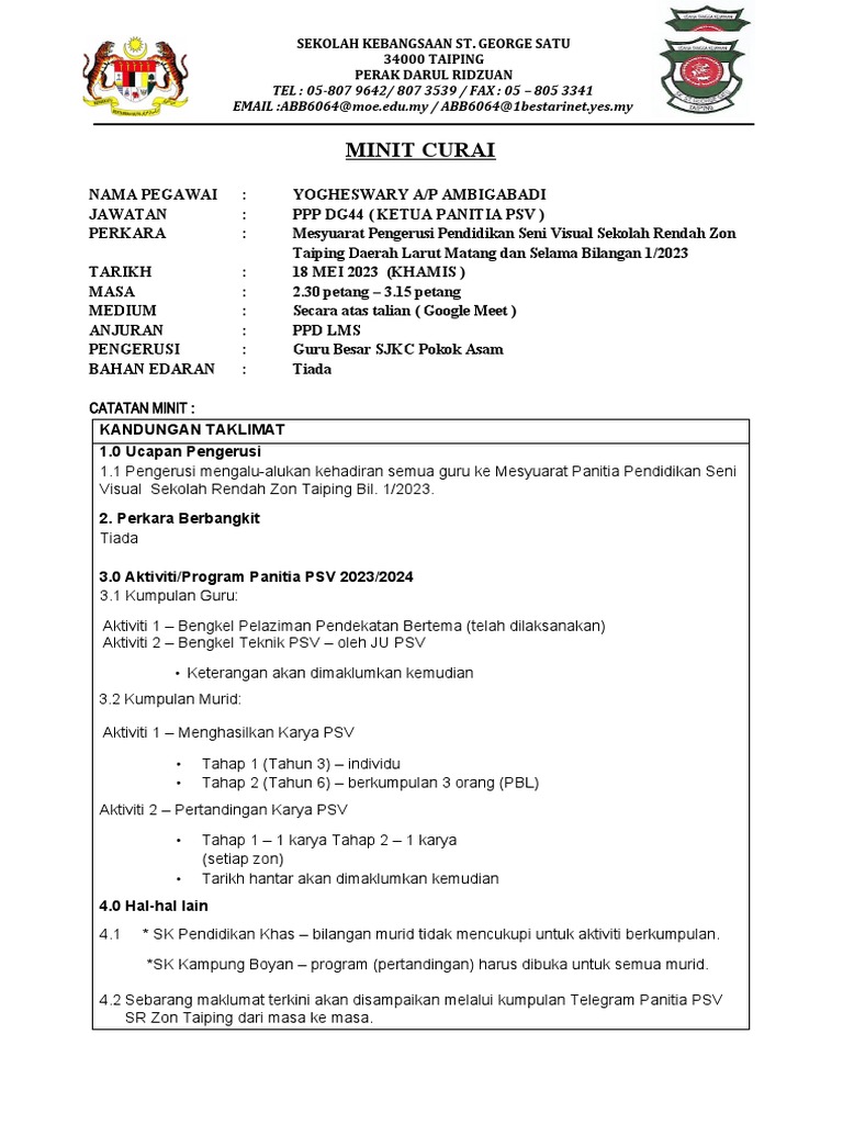 minit curai psv | PDF