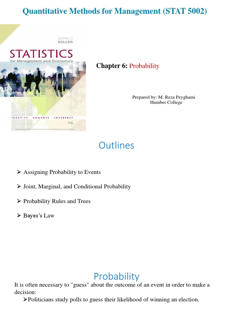 Chapter 6 - PPTs | PDF | Probability | Probability And Statistics