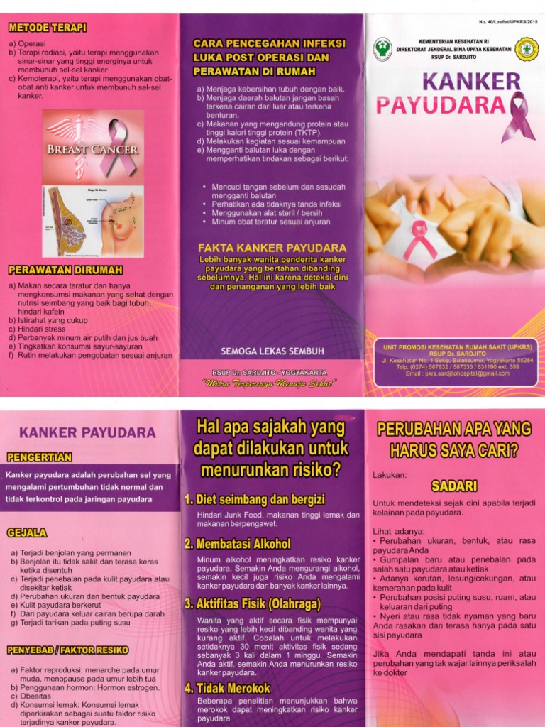LEAFLET Kanker Payudara | PDF