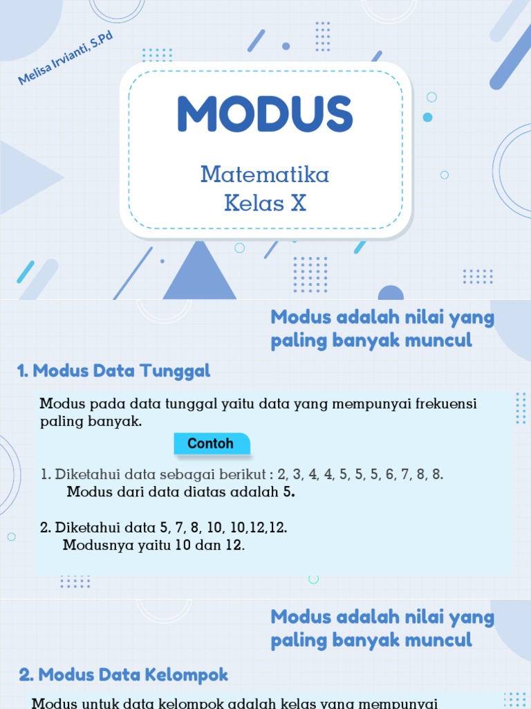 Modus | PDF