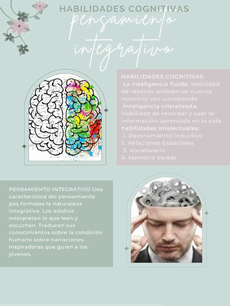 Habilidades Cognitivas, Pensamiento Integrativo | PDF