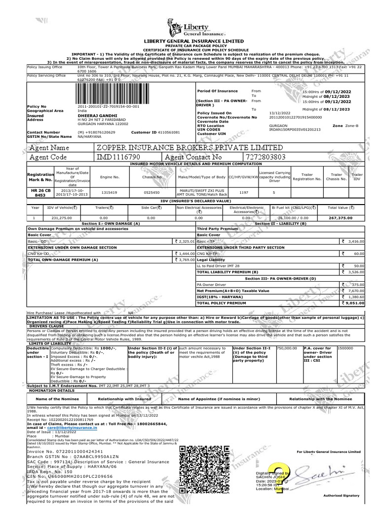 E Shared PDFFILES 3151 PolicySchedule 202212310032451 PolicySchedule ...