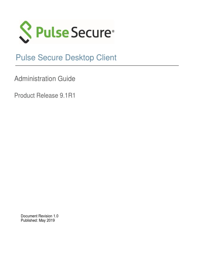 Pulse Secure Client Admin Guide 9.1R1 | PDF | Ios | Public Key Certificate