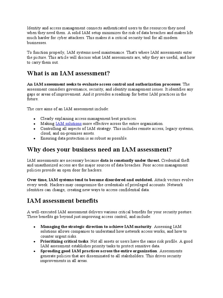 Iam Audit Download Free Pdf Security Computer Security