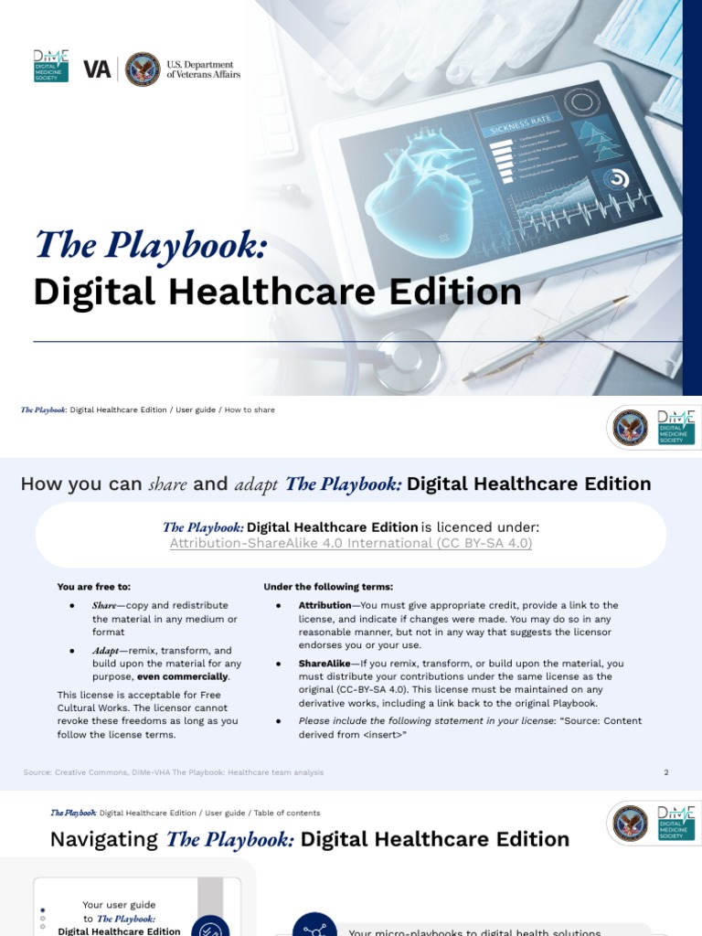Digital Healthcare Playbook Overview | PDF | Diabetes Management ...