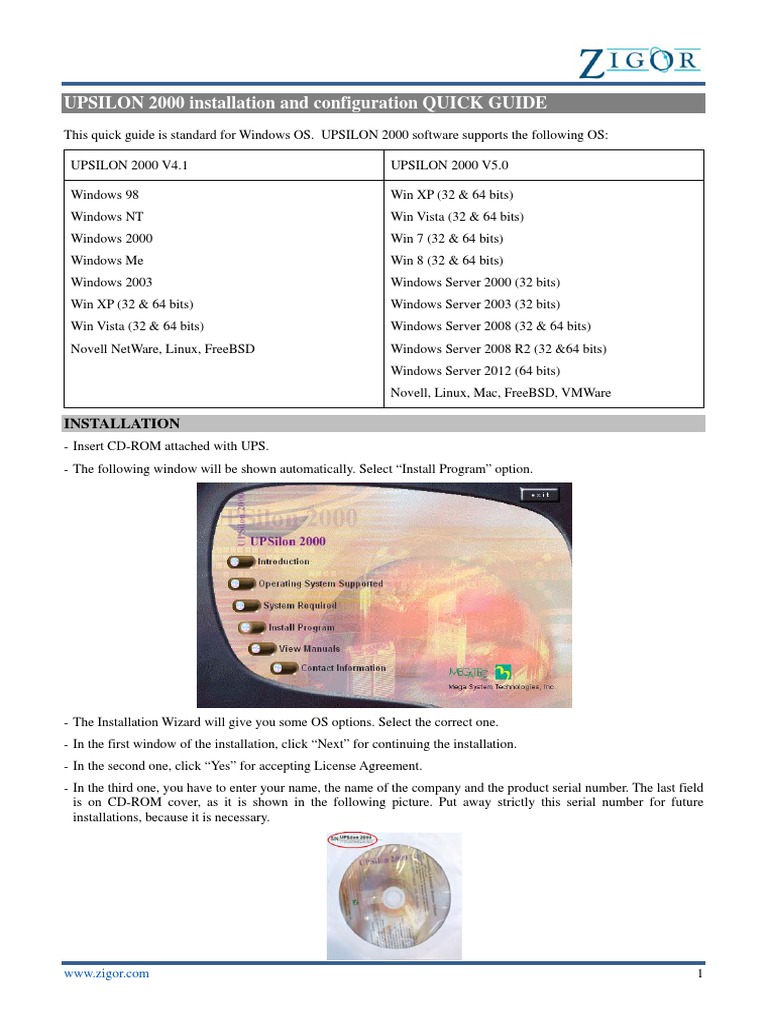 UPSILON Quick Guide | Download Free PDF | Microsoft Windows | Windows 2000