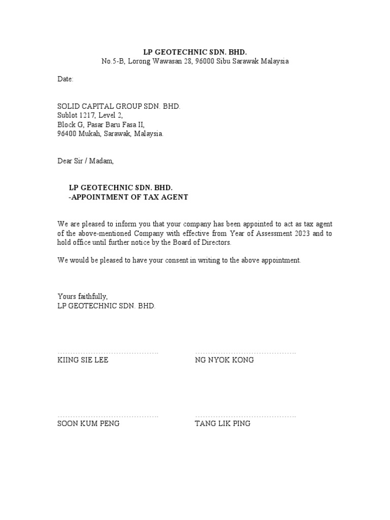 LPGSB Nomination Tax | PDF | Finance & Money Management