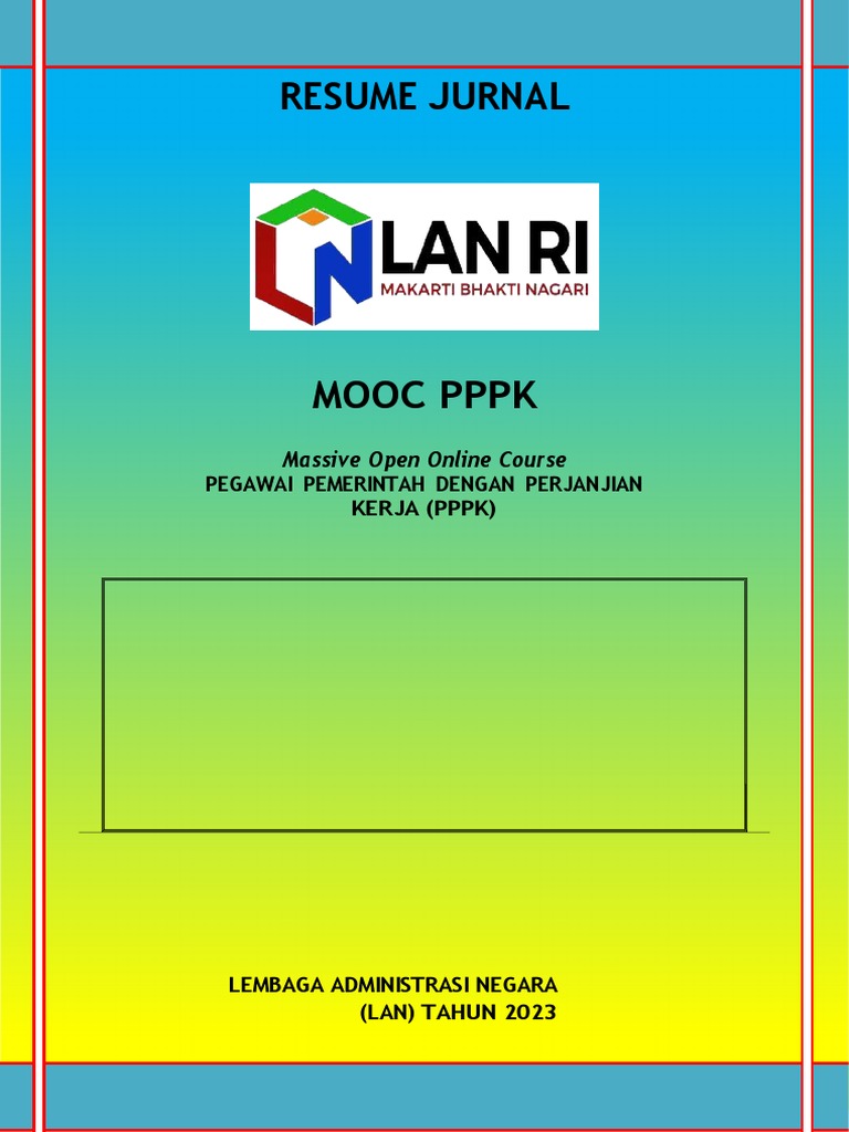 Jurnal Mooc Pppk Amir Mahmud Ok Pdf