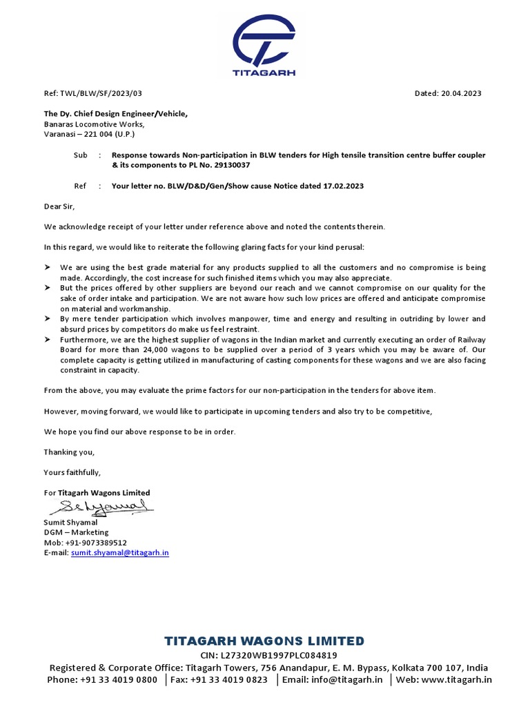 TWL Letter HTTCB | PDF | Business | Technology & Engineering