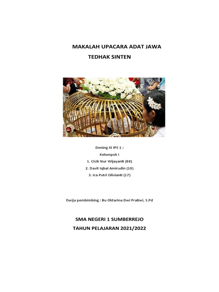 Makalah Upacara Adat Jawa | PDF
