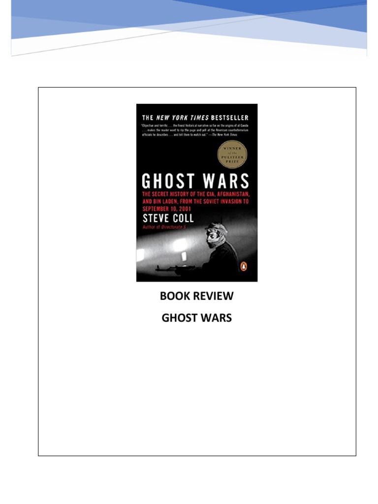 Book Analysis - Ghost Wars | PDF | Osama Bin Laden | Taliban