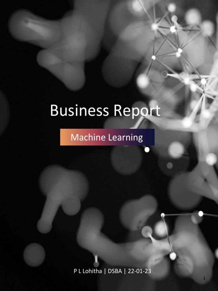 ML P L Lohitha 22-01-23 Business Report | PDF | Receiver Operating ...