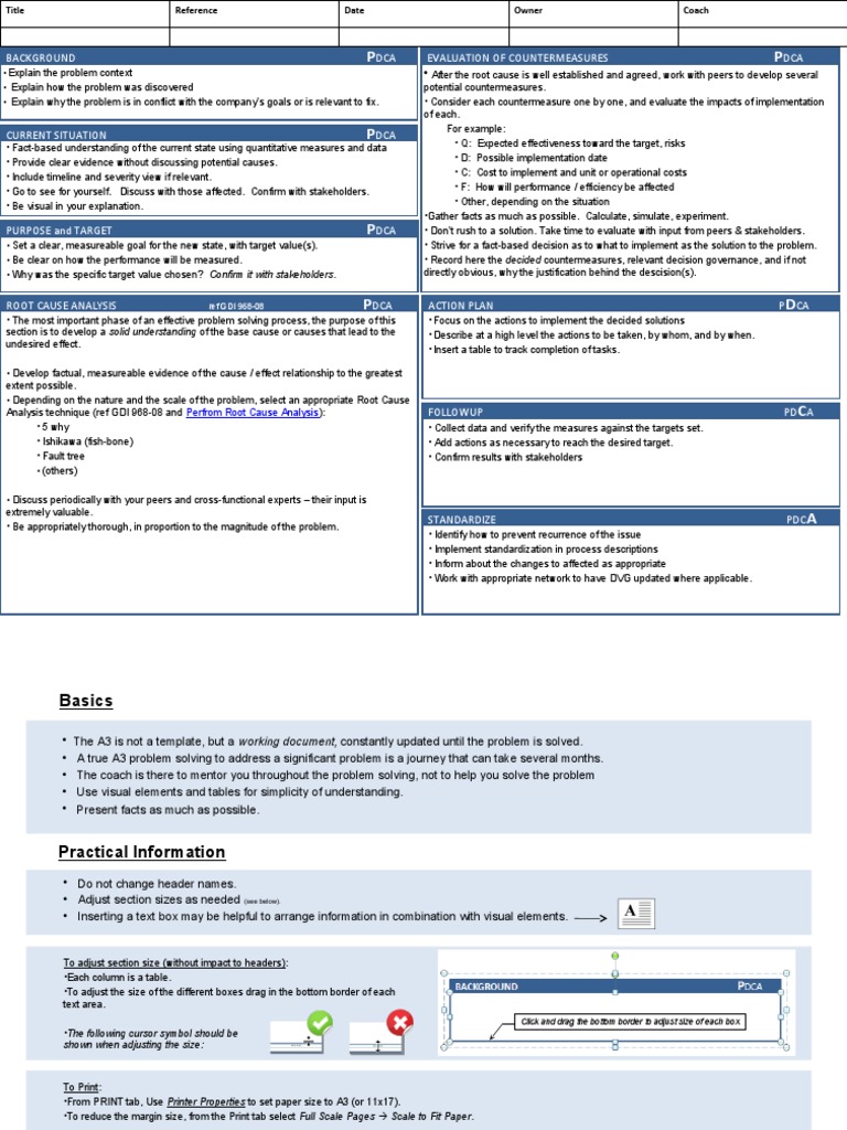 A3 Template With Instructions | PDF | Data | Evaluation