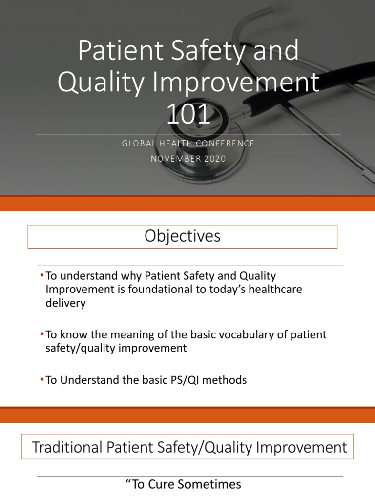 Patient Safety And Quality Improvement 101 Pdf Patient Safety