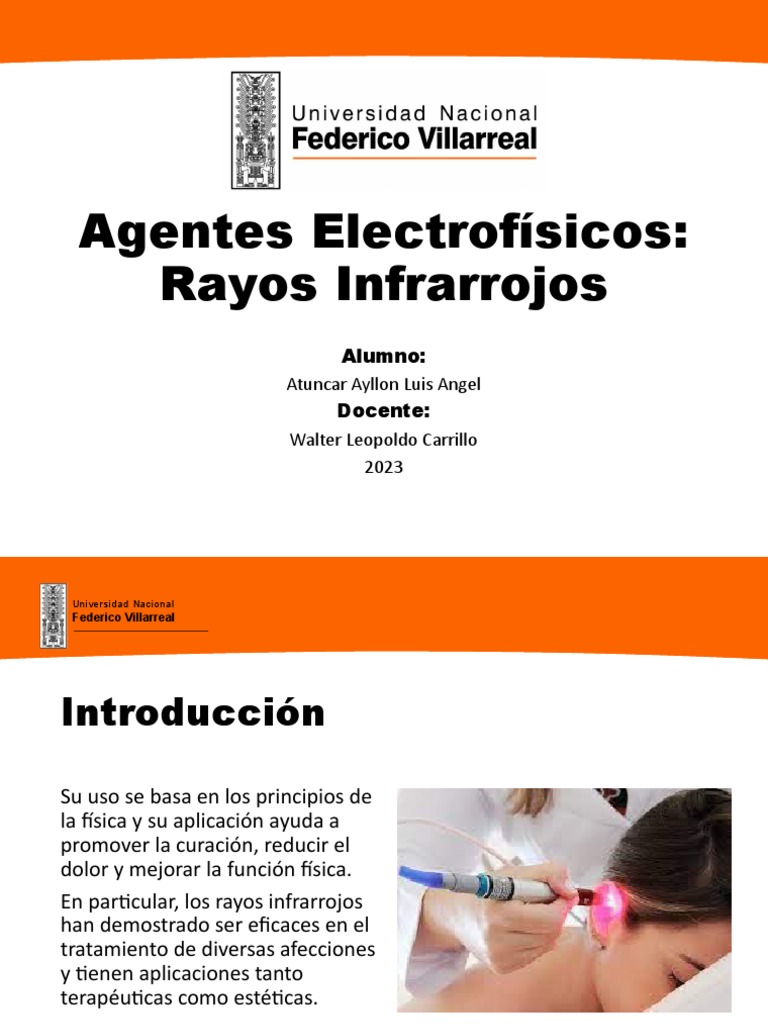 Agentes Electrofísicos - Rayos Infrarojos | PDF | Infrarrojo | Medicina ...