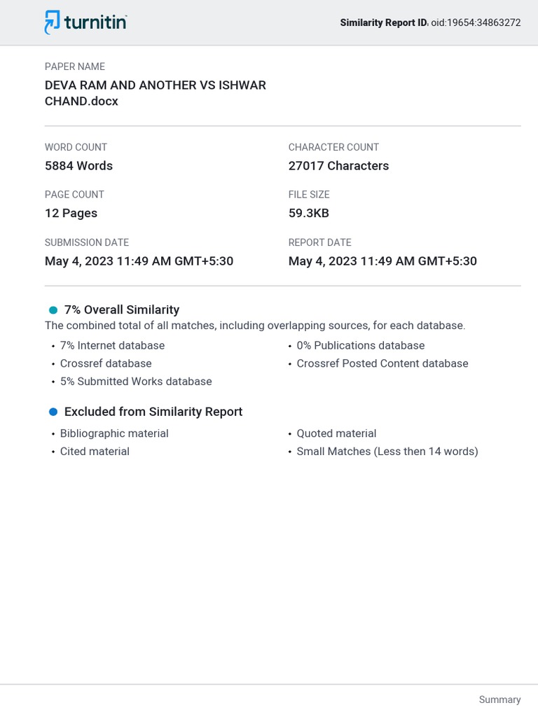 Deva Ram and Another VS Ishwar Chand | PDF | Lawsuit | Judgment (Law)