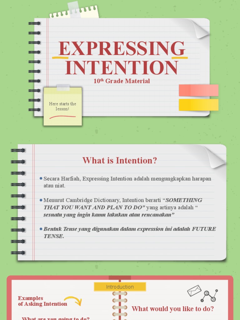 Intention | PDF | Linguistics