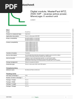 Circuit Breaker Control Unit Specs | PDF | Electricity | Electric Power