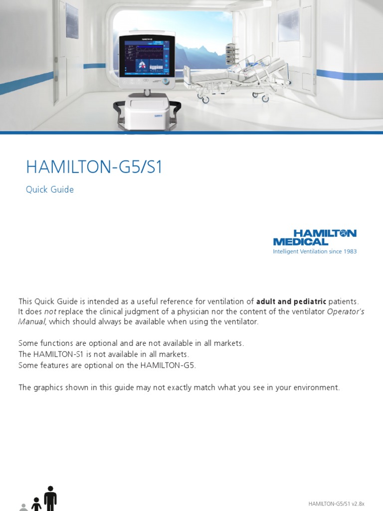 HAMILTON G5 S1 Quick Guide en 627195.00 | PDF