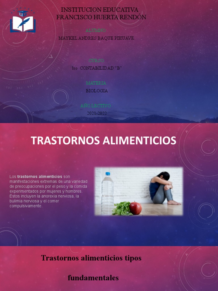 Trastornos Alimenticios. | PDF | Trastorno por atracón | Desorden alimenticio