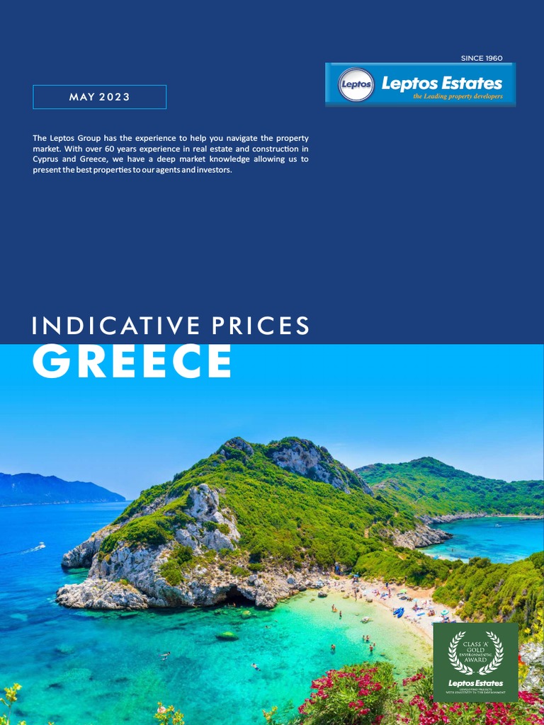 Leptos Estates Indicative Price Lists May Greece | PDF | Greece | Crete