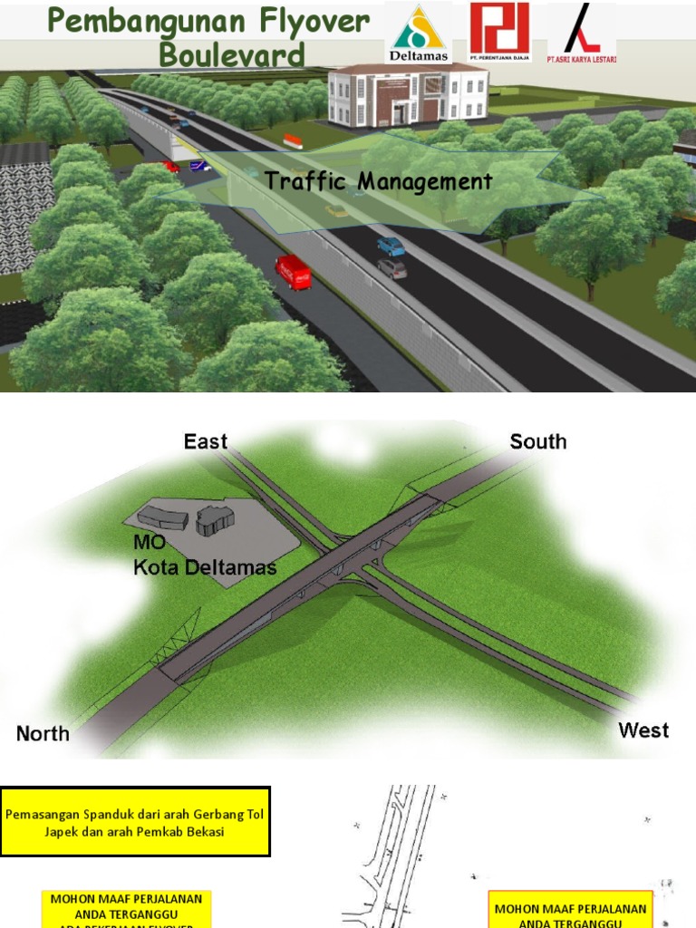Pembangunan Flyover Deltamas dan Manajemen Lalu Lintas | PDF