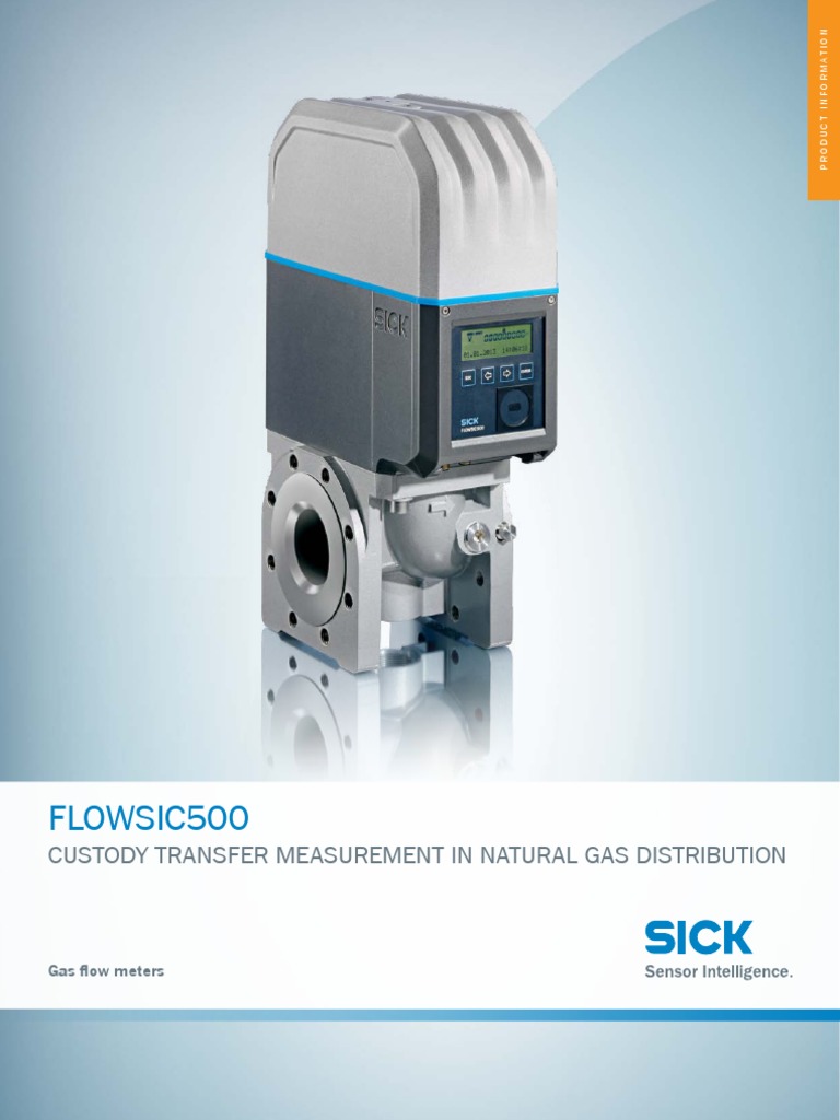 PI FLOWSIC500 - en | PDF | Flow Measurement | Sensor